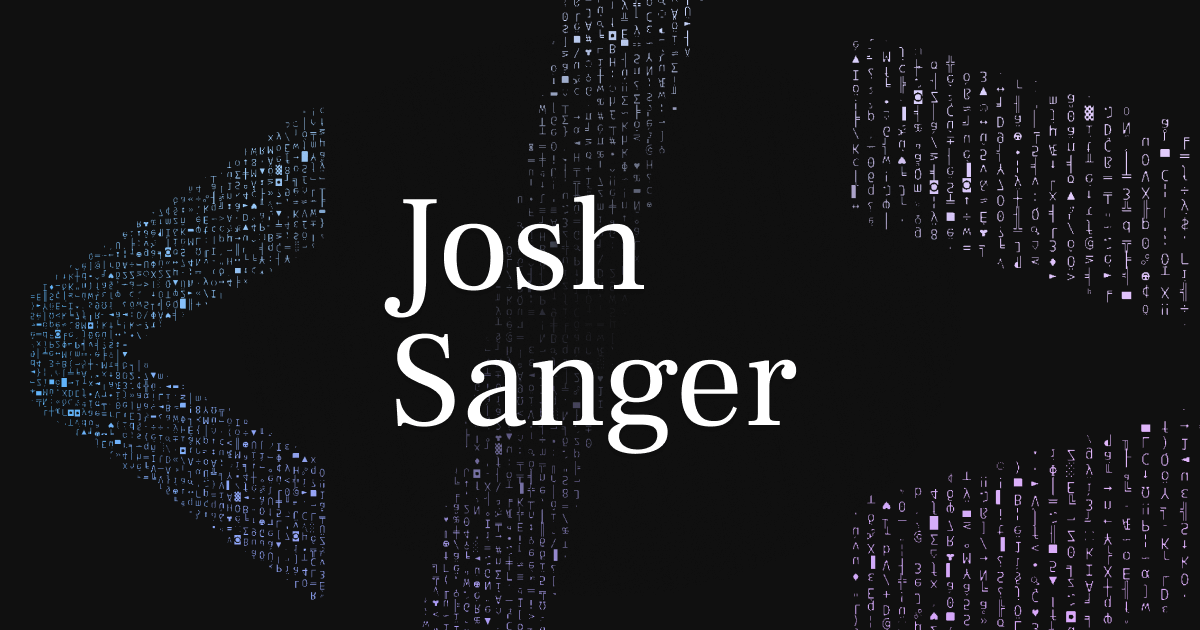 Joshua Sanger | Senior Front End Developer